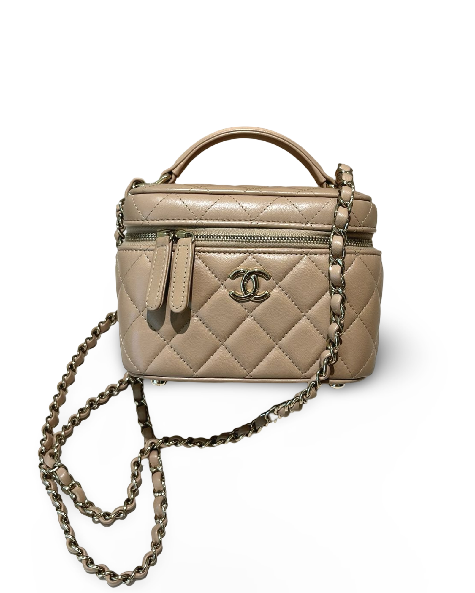 Chanel Top Handle Vanity Case – Posh Ave Luxury Consignment